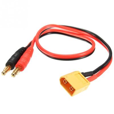 XT60 Connector to Banana Plug 4mm Battery Connectors Charger