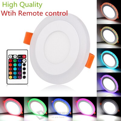 Double color RGB 3 Models LED Panel Light with Remote Contro
