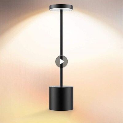 LED Table Lamp USB Rechargeable Desk Lamp Cordless Touch