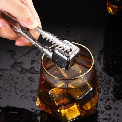 Stainless Steel Ice Cubes Reusable Chilling Stones for