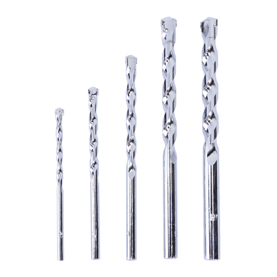 5 Pcs  Bits Set for Masonry Concrete with Tungsten Carbide T