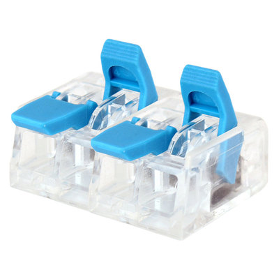 2 Hole Quick-connect Terminal 10pcs Blue Block Connector Wir