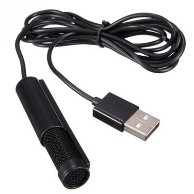 Black Computer Studio Convenient USB 2.0 Condenser Microphon