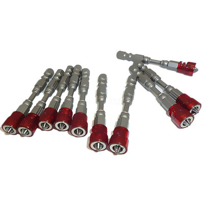 10pc Drywall Phillips Bit Plasterboard Screw No2 Ph2 65mm St