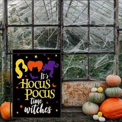Halloween Outdoor Ensign Garden Flag Hanging Banner Outdoor