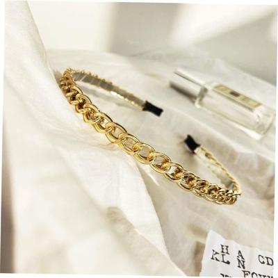 New headband retro Hair band simple gold hairpin 头发箍发卡