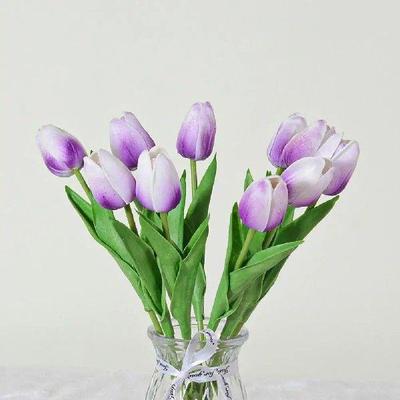 Artificial Tulip Branch Long-lasting Simulated Tulips