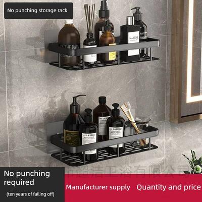 bathroom shelf toilet storage rack no punching shower racks