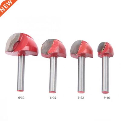 4pcs 6*16-6*32 Round Bottom Woodworking Milling Cutter Slot