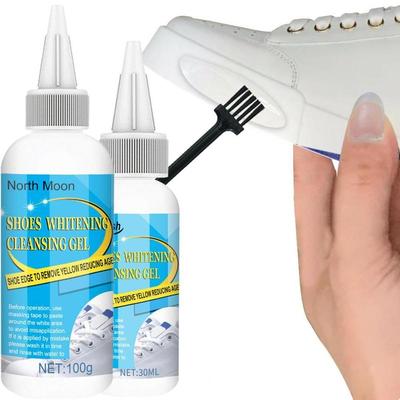 100G White Shoes Cleaner Shoes Whitening Cleansing Gel For