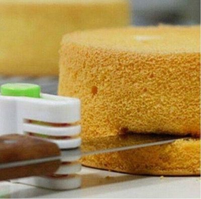 For Kitchen  2 Pcs 5 Layers DIY Cake Bread Cutter Leveler