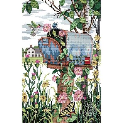 Cross Stitch Stamped Kits 14CT Printed Embroidery Cloth