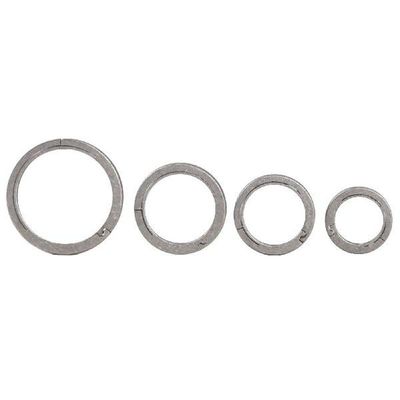 Key Rings Pushing Keyring Titanium Alloy Split Keychain