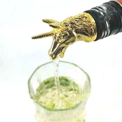 Exquisite Unicorn Wine Mouth Pour Spouts 6 Colors Creative
