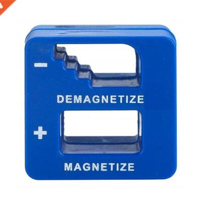 Portable Demagnetizer-Magnetizer Black/Red/Blue for Screwdri