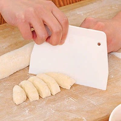 Pastry Cutter Plastic Cake Spatulas Dough Scraper Trapezoid