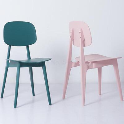 Nordic designer net red dining chair fashion simple color