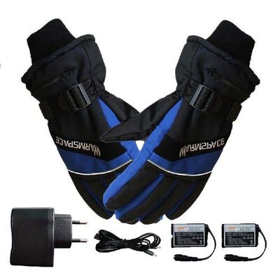 2 Free Battery Motocycle Cycling Skiing Heated Gloves USB