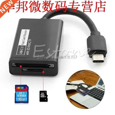 USB 3.1 Type C to Micro SD MMC SDXC TF Card Reader For Phone