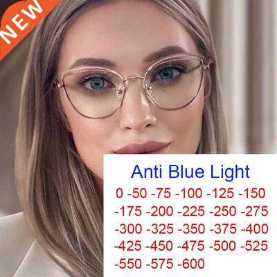 2022 rending Office Anti Blue Light Myopia Glasses Women Met