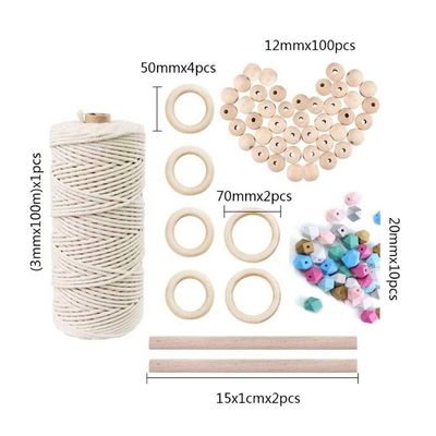 Tapestry Handicraft Weaving Material Combination Set Wooden