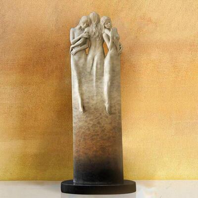 Resin Statues Sculptures Three Goddess Embracing Sculpture