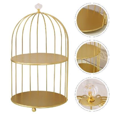 Stand Tray Display Cupcake Holder Cake Organizer Bird Cage