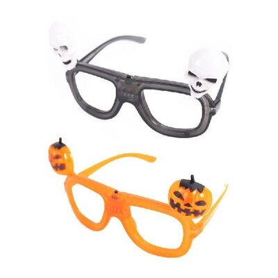 K1MF Halloween Kacamata Menyala Bingkai Kacamata Kerajinan