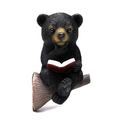 Bear Figurines Outdoor Indoor Decor Solar Light for Patio