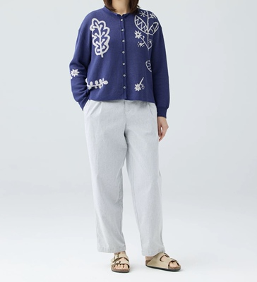 斯琴2026春专柜正品石灰白棉质宽松牛仔裤直筒长裤百搭CKC260686