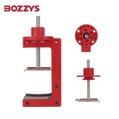 BOZZYS工业安全锁具蝶阀门阀锁LOTO上锁挂牌能量隔离安全锁