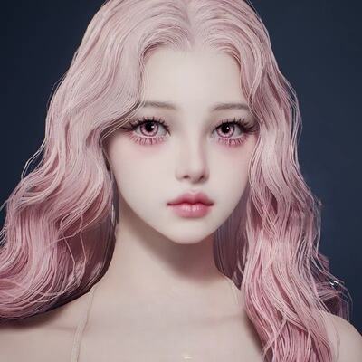 小桃子原创【初雪】永恒之塔捏脸女 AION2天族魔族通用 发数据图
