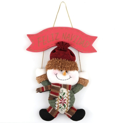 New Merry Christmas Door Hangings Santa Claus Snowman Deer D