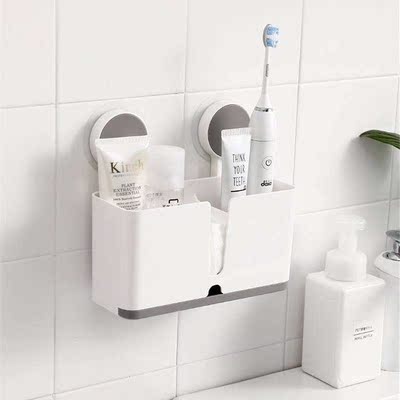 Wallmounted Bathroom Storage Rack Toothpaste Toothbrush
