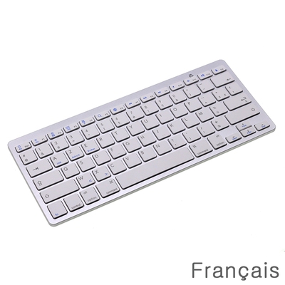 French AZERTY Mini Bluetooth Keyboard fo