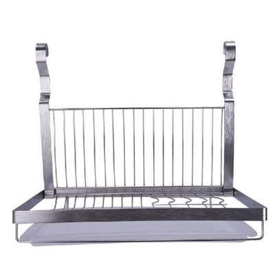 Stainless Steel Folding Hanging Dish Rack Draining Bowl