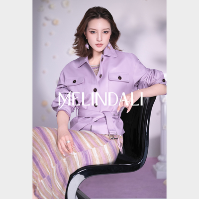 MELINDA LI【女主挚爱】黑标意大利进口植鞣皮油蜡羊皮宾霸皮衣