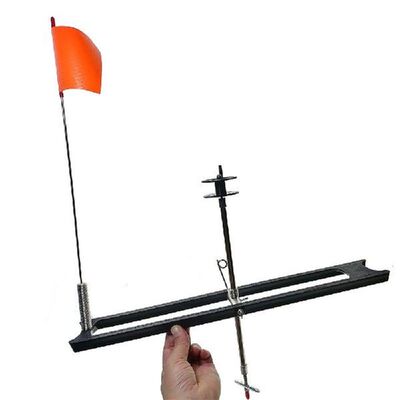 Winter Ice Fishing Assault Tip Up With Visibility Flag