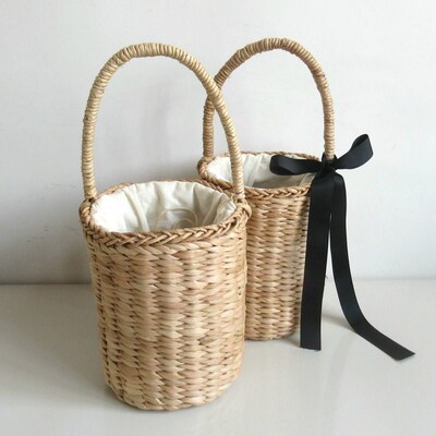 Corn braided catridge woven bag leisure beach bag handbag