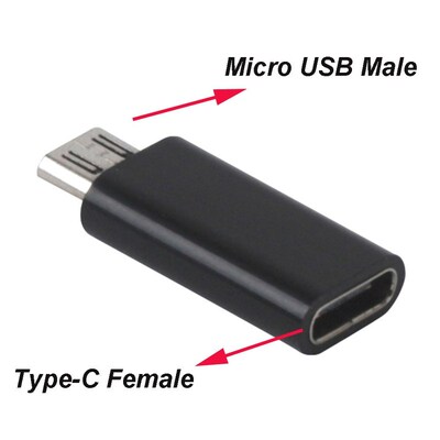 1PC/5PC/10PC Quality Type c Female to Micro USB Male Mini O