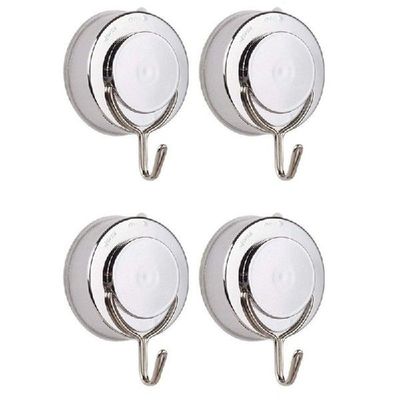 K1MF Gantungan Kait Cangkir Isap 4 Tugas Berat Kait Dinding