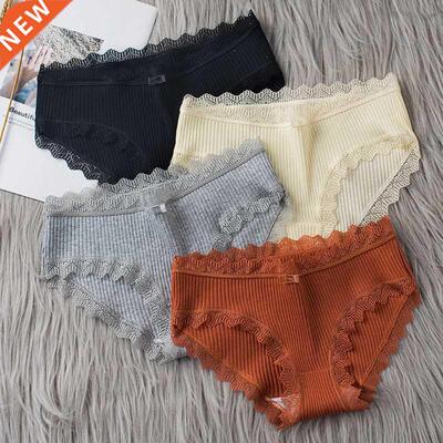 PCS/lot Cotton Panties Women Comfortable Underwears Sexy Mi