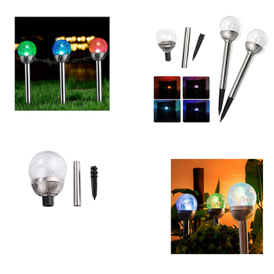 LED Garden Lights Landscape and Pathway Lawn Lamp Cracked