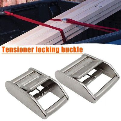 Webbing Tensioner Stainless Steel Cam Flap Buckles Press