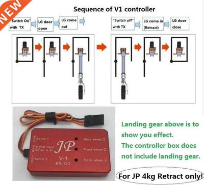 JP Hobby Retract controller ER120 V1 and V2 or ER150 V1 and