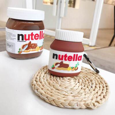 Nutella Hazelnut Sauce Canned Case for AirPods 1 2 Pro 3 Ch