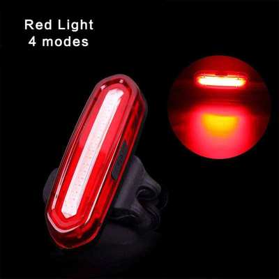 Luz Bicicleta 120 Lumens LED Bike Tail Light USB Rechargeabl