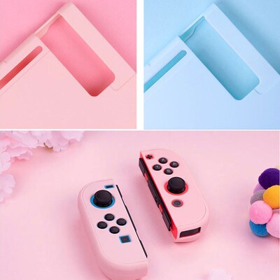 Nintendo Switch Case Controller Shell Pink Hard Cover Shell
