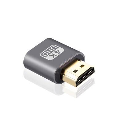 kebidu Hot Sale VGA Virtual Plug HDMI Dummy Adapter Virtual