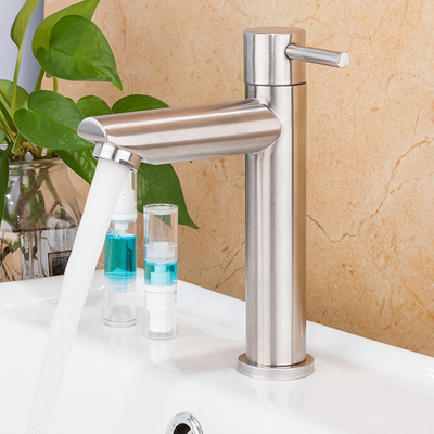 Grifo de lavabo para ba?o, grifería de acero inox